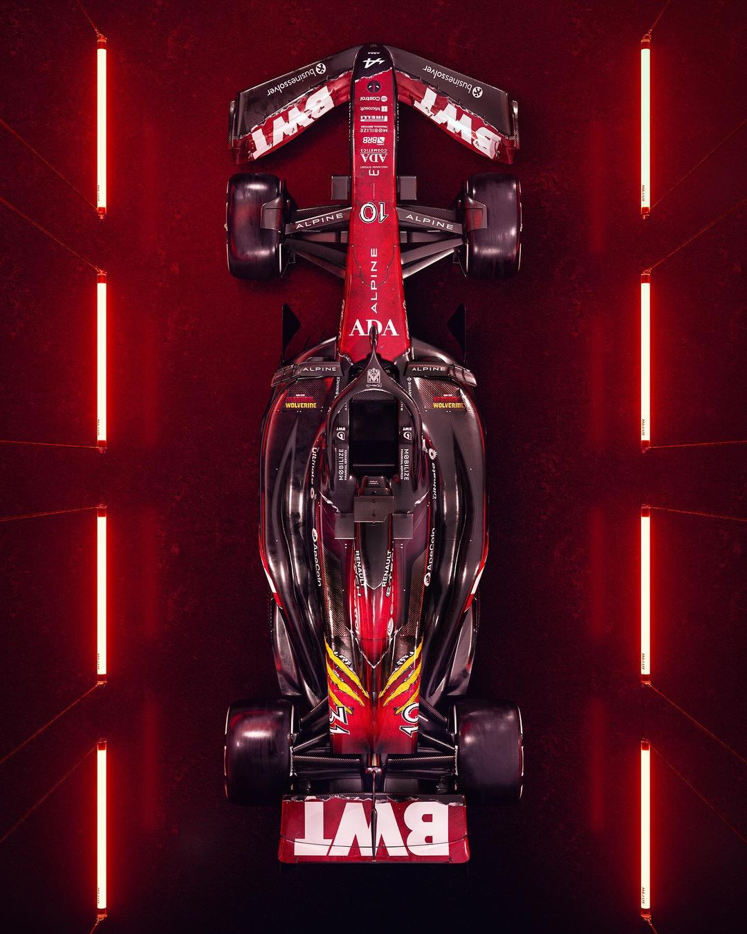 Deadpool & Wolverine: Alpine ganha visual para disputar o GP da Bélgica
