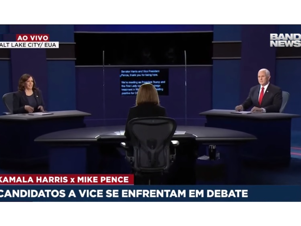 Kamala Harris e Mike Pence mantêm civilidade em debate dos vices nos EUA