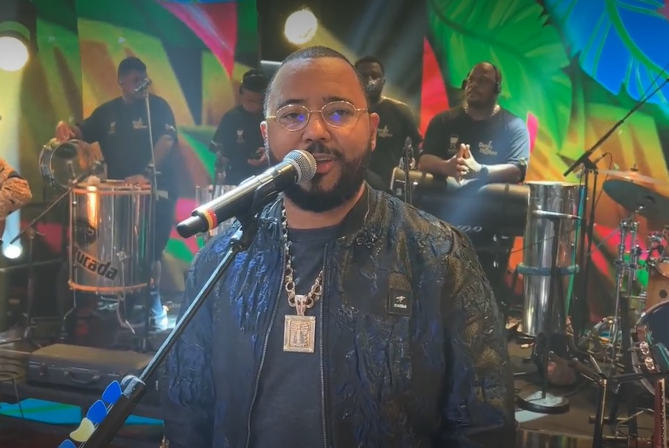 Bastidores do Faustão: Dudu Nobre bota sertanejos para sambar